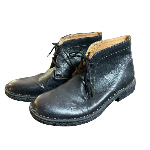 Born | Shoes | Born Harrison Black Leather Chukka Boots Mens 95 M H2543 ...